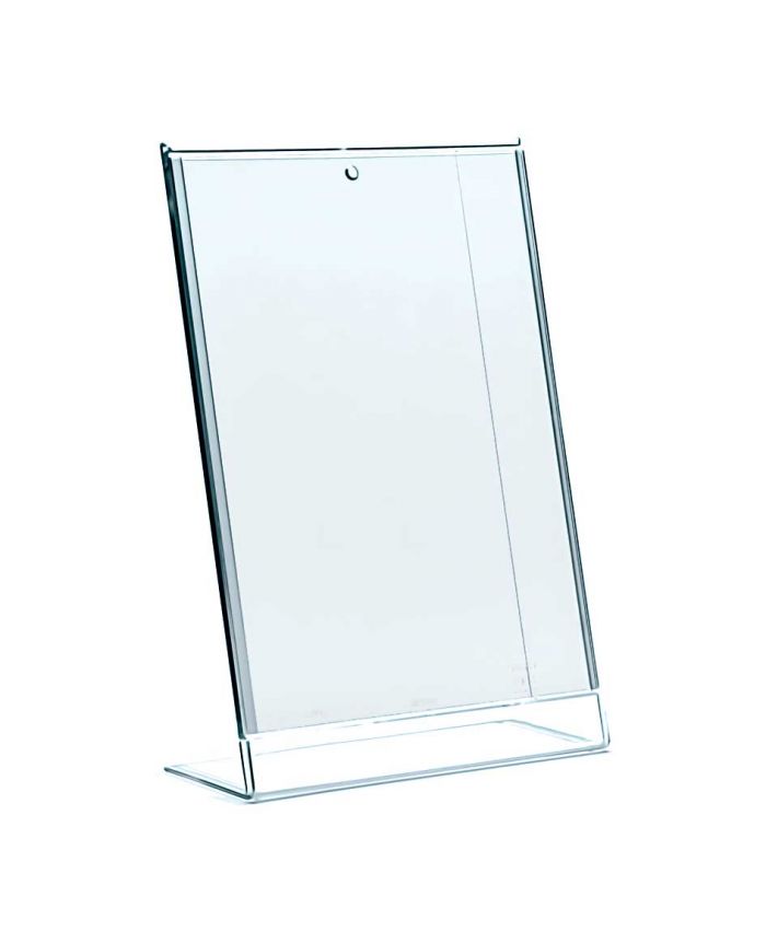 Présentoir de visuel A4 plexiglas de comptoir ICLIN210 - Autosignalétique