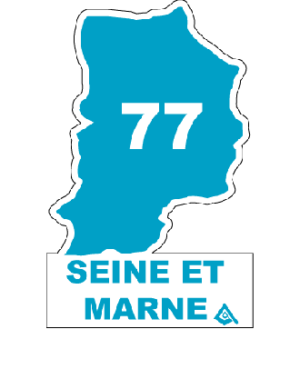 Autocollant 78 département des Yvelines - Autosignalétique